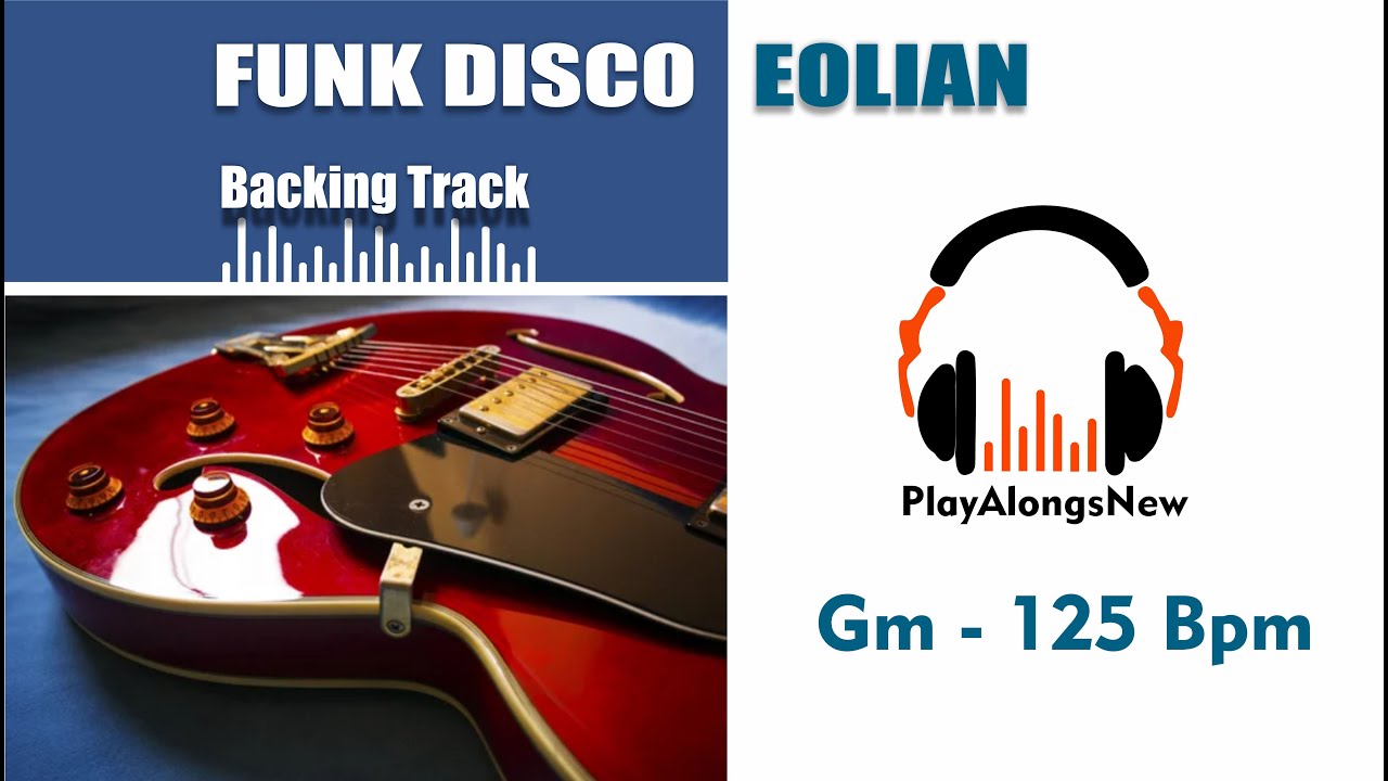 FUNK DISCO IN Gm Eolian - BACKING TRACK - YouTube