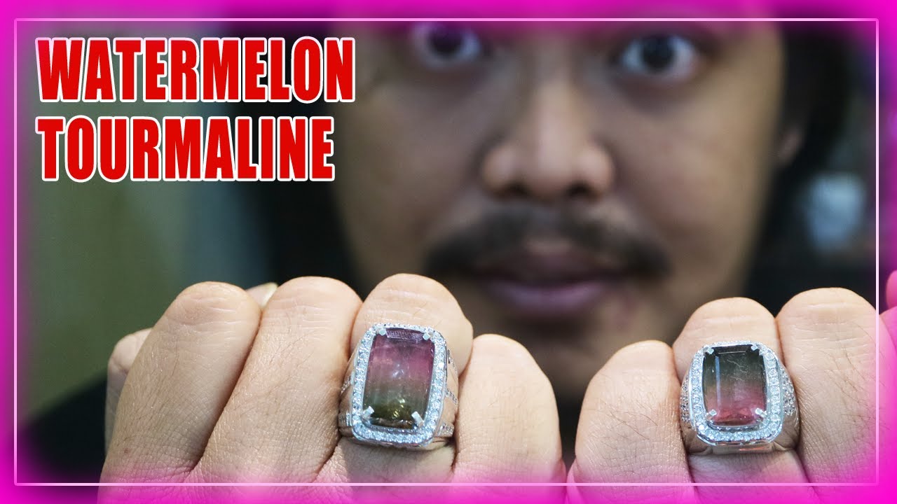 HARGA BATU PERMATA PINK WATERMELON GREEN PARAIBA TOURMALINE | JAKARTA ...