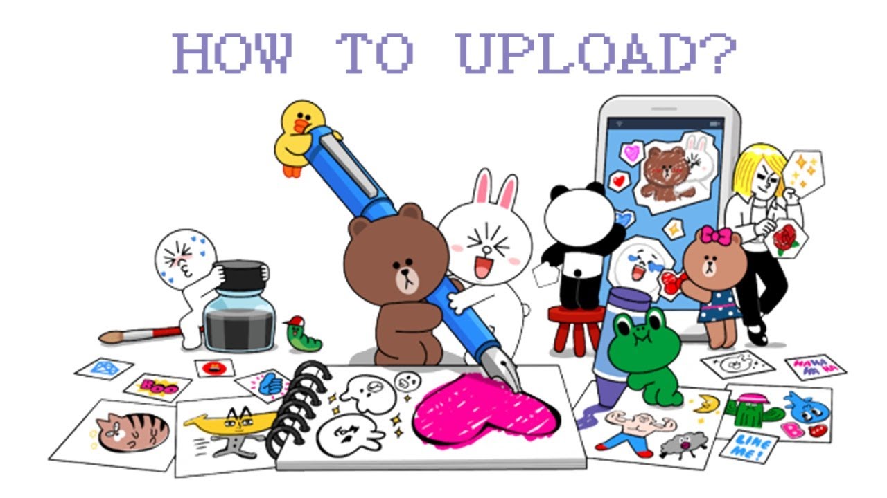 CARA UPLOAD LINE STICKER ⥊ HOW TO UPLOAD LINE STICKER - YouTube