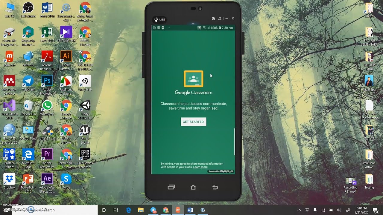 Tutorial Install Google Classroom Melalui Smartphone Android - YouTube