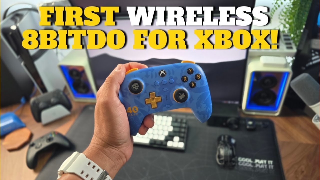 NEW 8BitDo Rare 40th Anniversary Edition Controller: Unboxing + Review ...