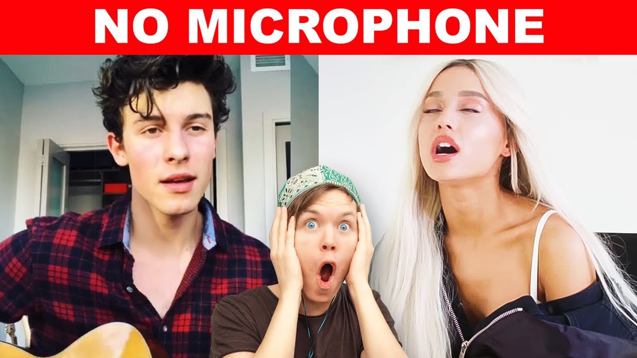 Famous Singers SLAYING Without Microphones! - YouTube