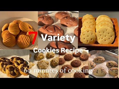 7 Variety Cookies Recipe | Recipe for Relaxing Cookies [ASMR] - YouTube