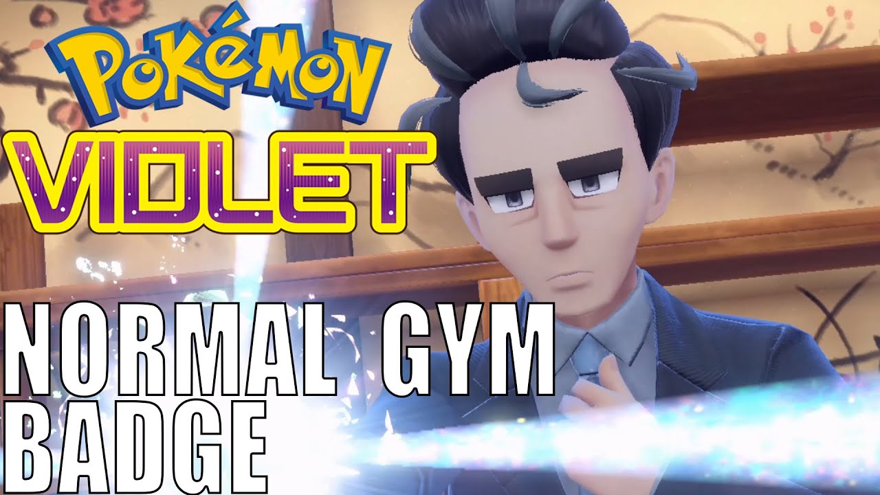 Pokemon Violet - Normal Gym Badge! Larry Gym Leader Boss Fight! - YouTube