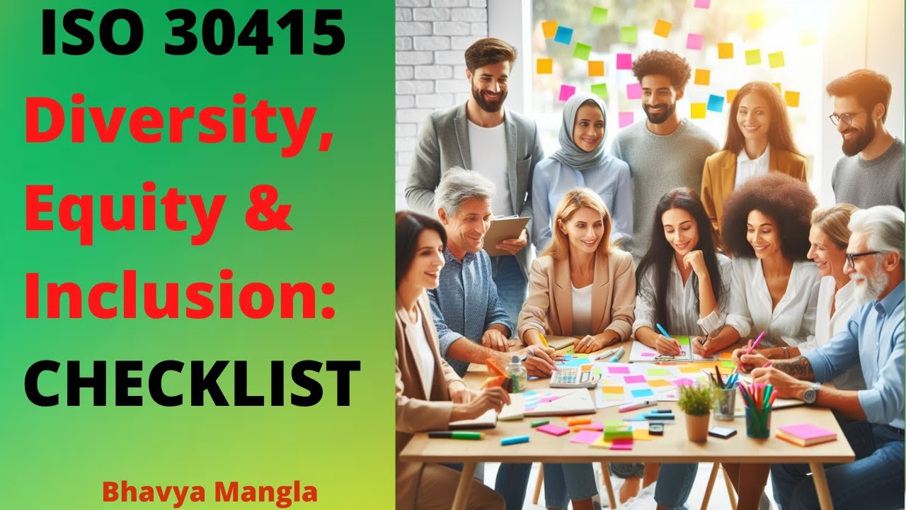 Checklist: ISO 30415: Diversity, Equity and Inclusion | ENGLISH - YouTube