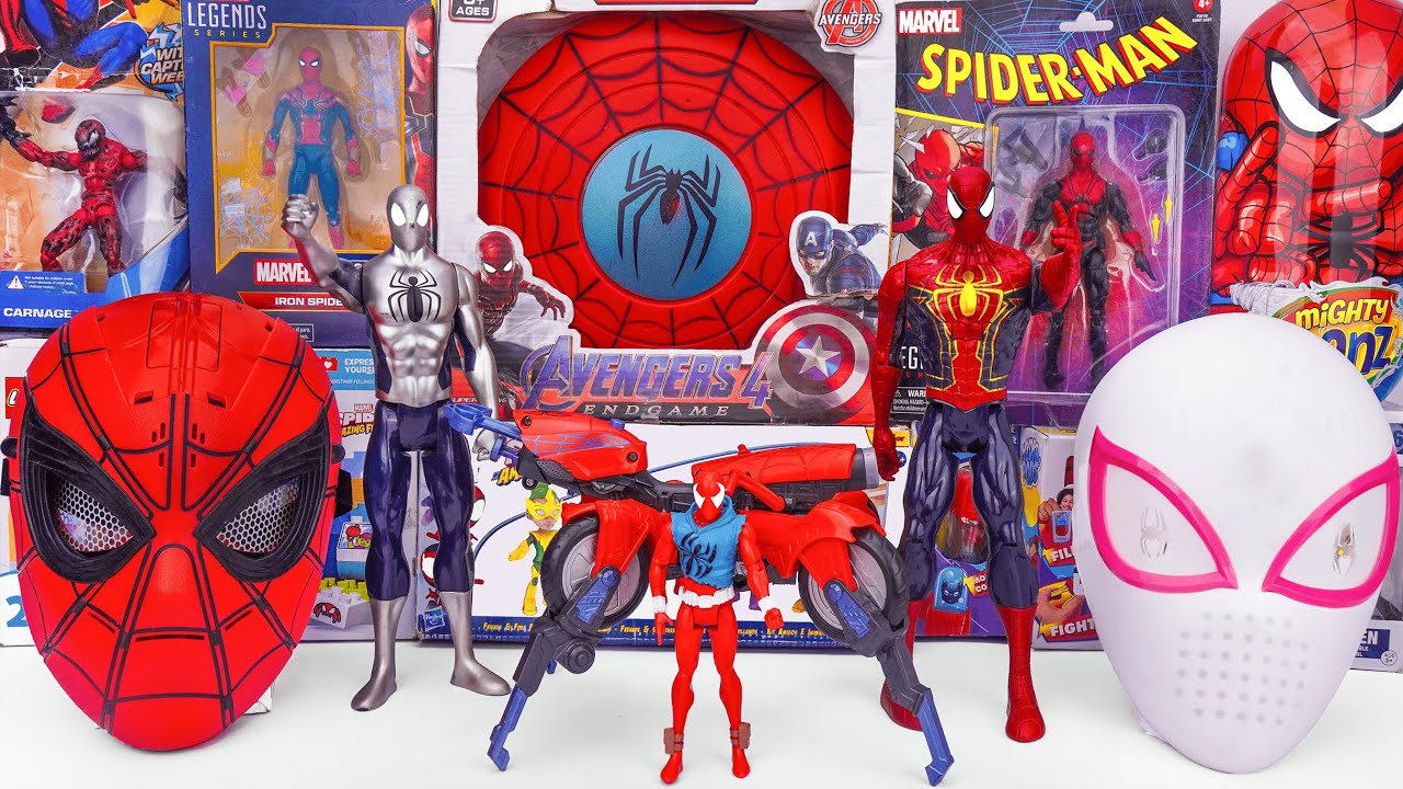 Marvel Spiderman Toys Unboxing Review | Spider Man Mask | Spider Man ...