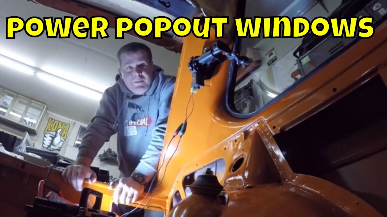 ELECTRIFYING the POPOUT WINDOWS in my MK1 VW RABBIT - YouTube