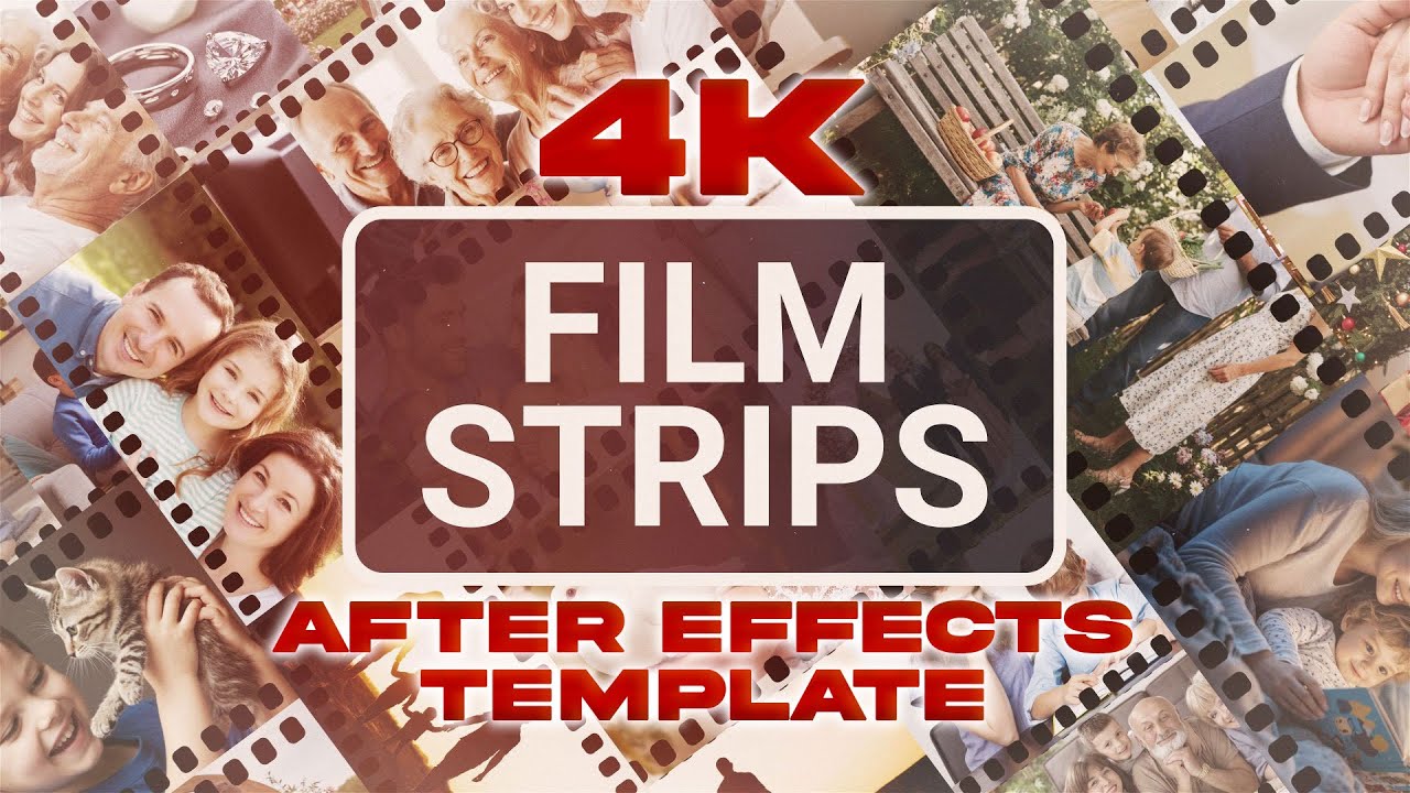 4k Film Strips Slideshow / After Effects Template - YouTube