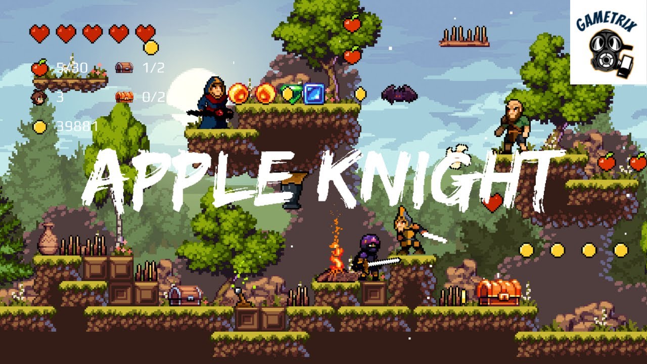 APPLE KNIGHT | GAMEPLAY | ANDROID GAME | GAMETRIX - YouTube
