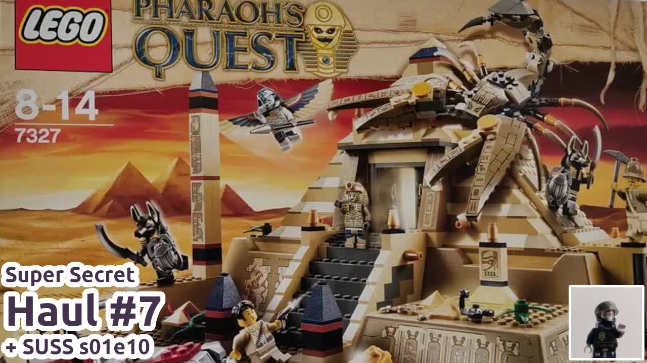 Haul 07: Unboxing rare retired LEGO Pharaoh's Quest sets (and Atlantis ...