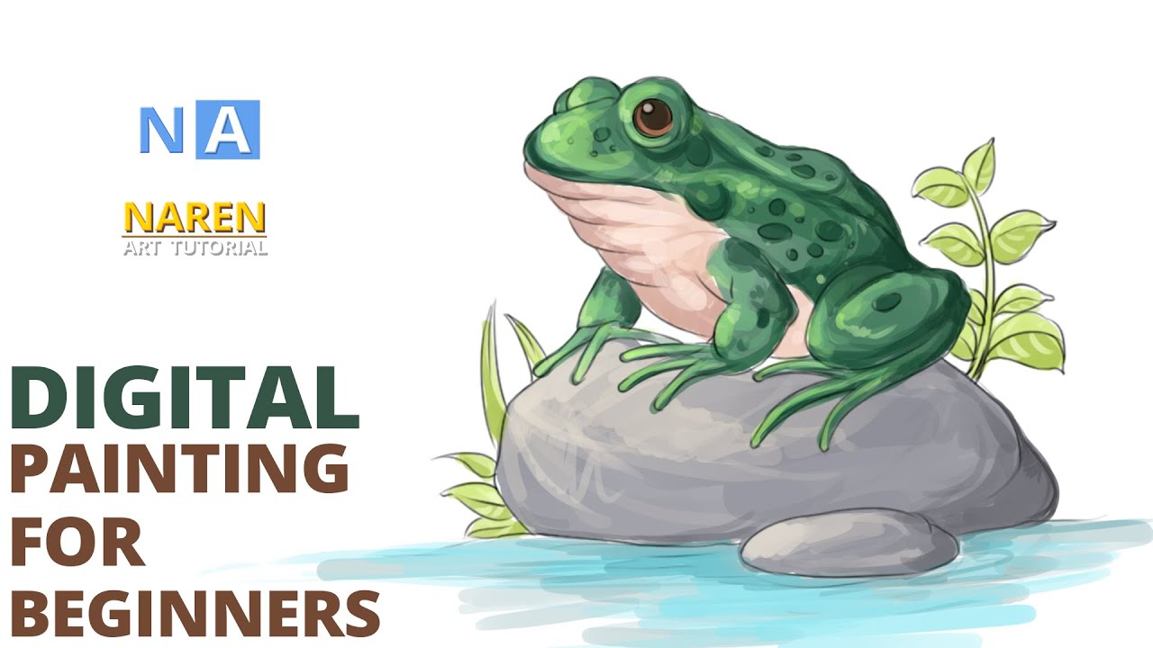 Digital painting for Beginners photoshop tutorial - YouTube