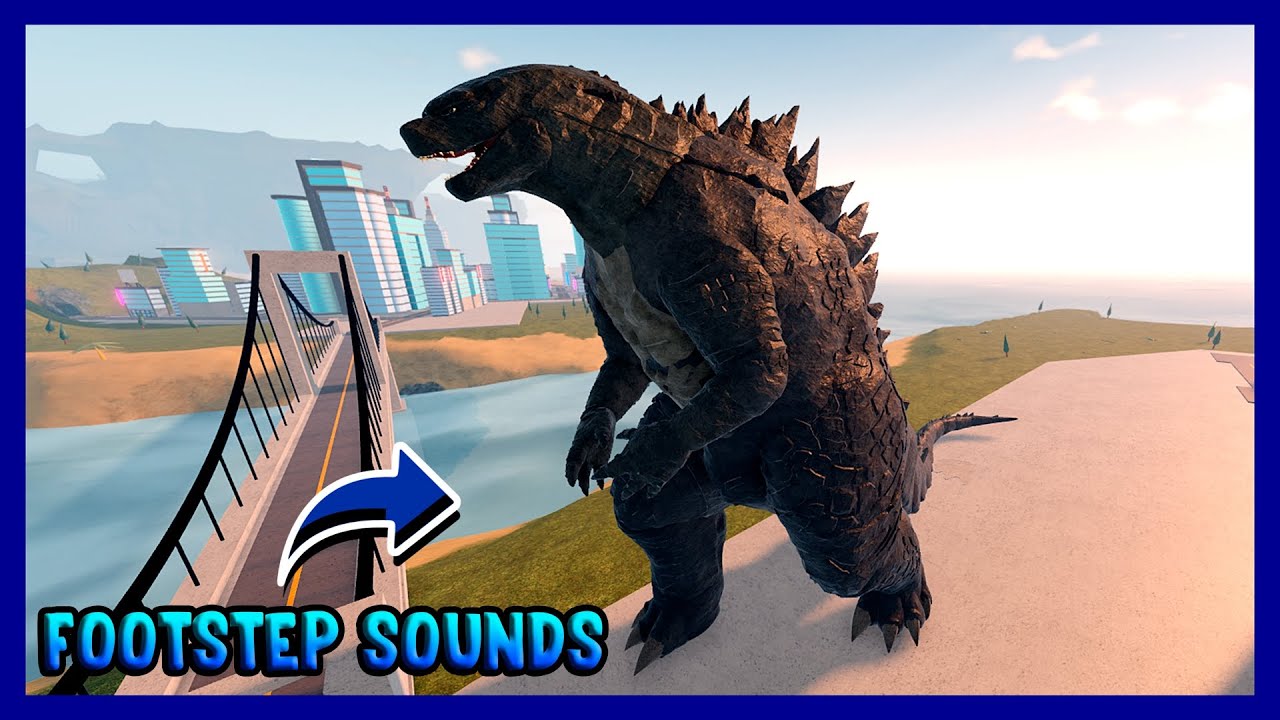 Roblox Kaiju Universe - GODZILLA 2014'S NEW FOOTSTEP SOUNDS - YouTube