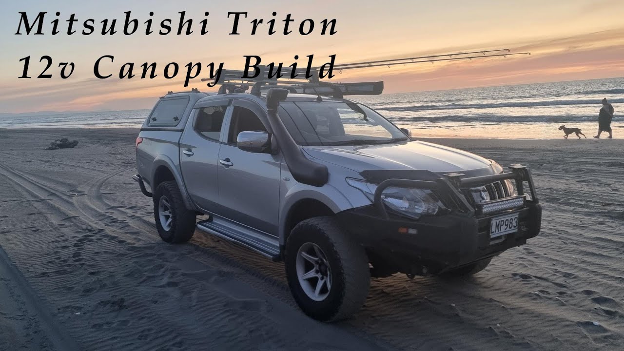 Mitsubishi MQ Triton Ute Canopy 12v Setup - YouTube