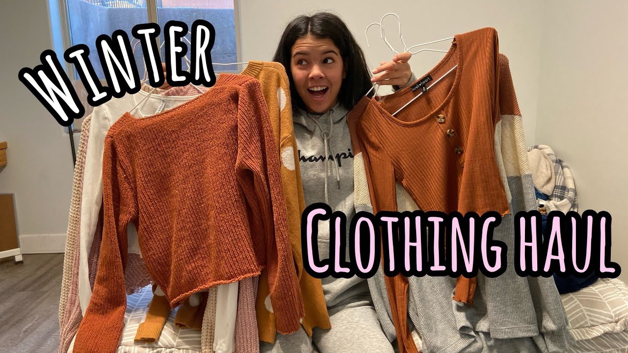 2019 WiNTER clothing HAUL! - YouTube