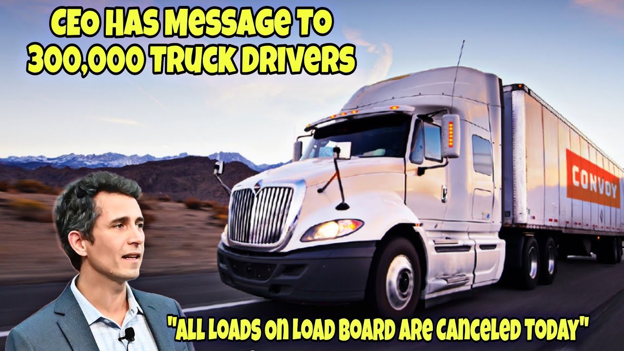 Breaking News! CEO Of Convoy Just Announced To 300,000 Truck Drivers ...