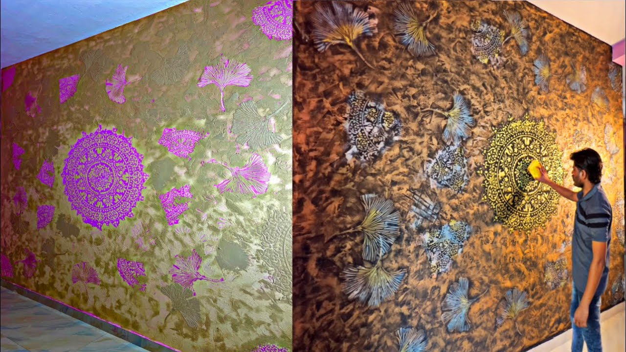 Different Types Making On Texture Design On Master Wall Diy YouTube Different Types Making On Texture Design On Master Wall Diy YouTube