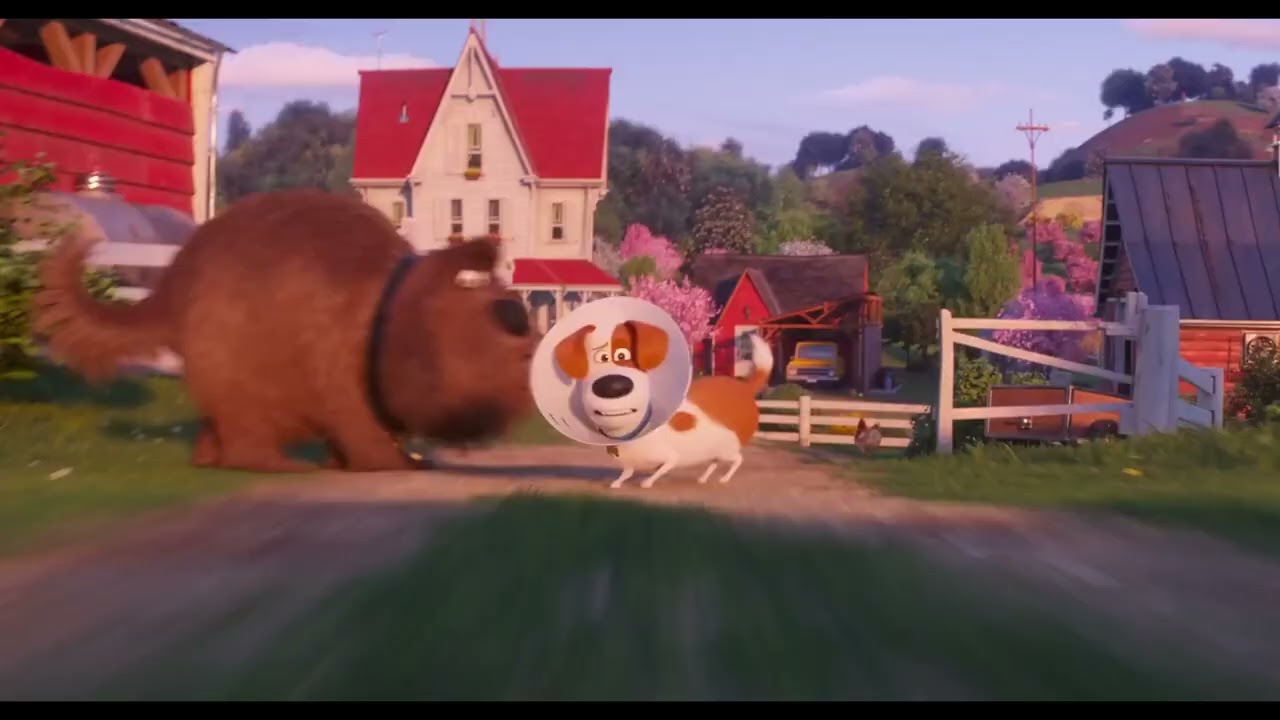 The Secret Life of Pets 2 turkey chasing Max - YouTube