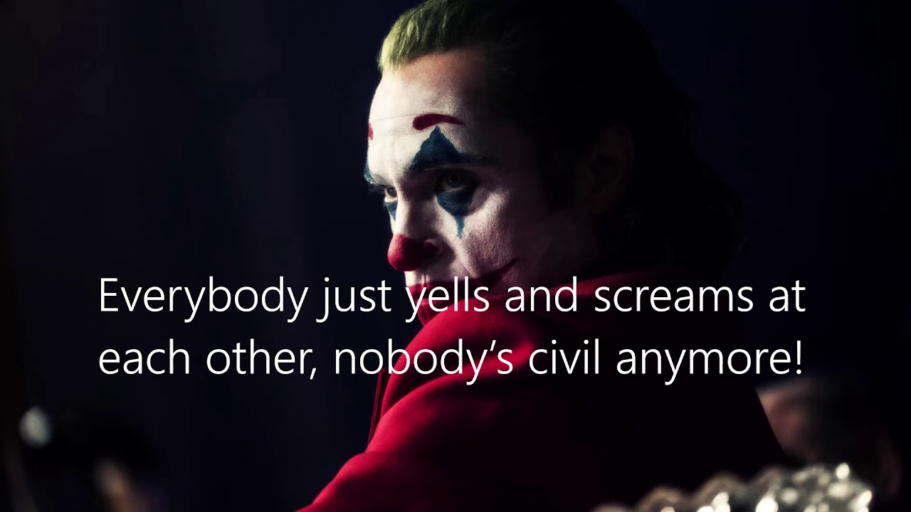 Joker on talk show with Murray - YouTube