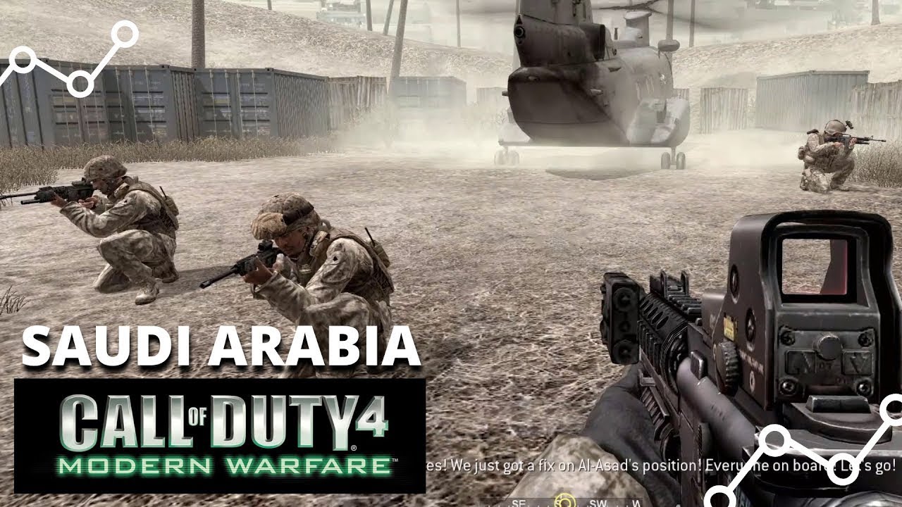 Call of Duty 4 : Modern Warfare - ALL Saudi Arabian Missions - YouTube