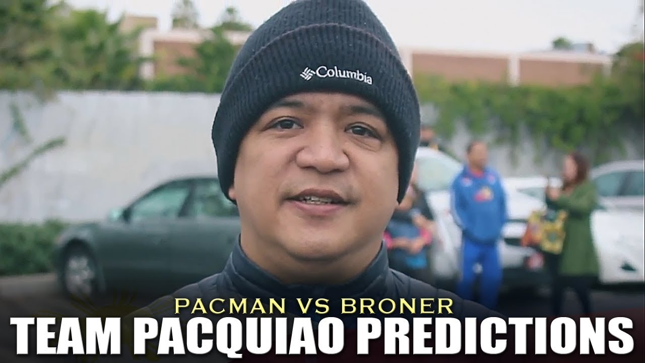 TEAM PACQUIAO MEMBERS SHARES THEIR PREDICTIONS FOR THE PAC VS BRONER ...