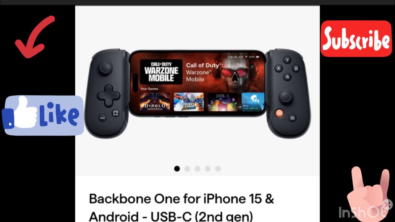 Backbone One for iPhone 15 & Android - USB-C - YouTube