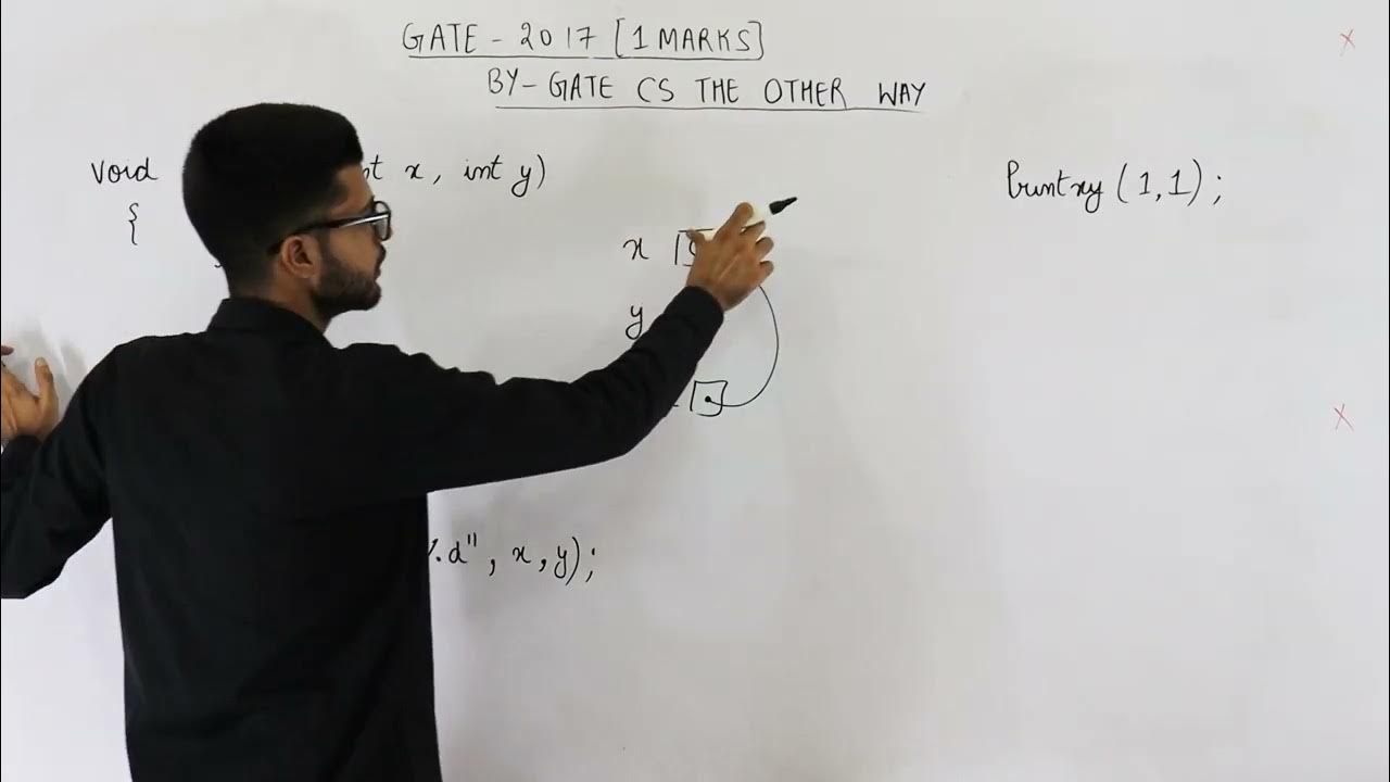Gate 2017 pyq C Programming | Consider the following function void printxy(int x, int y) - YouTube