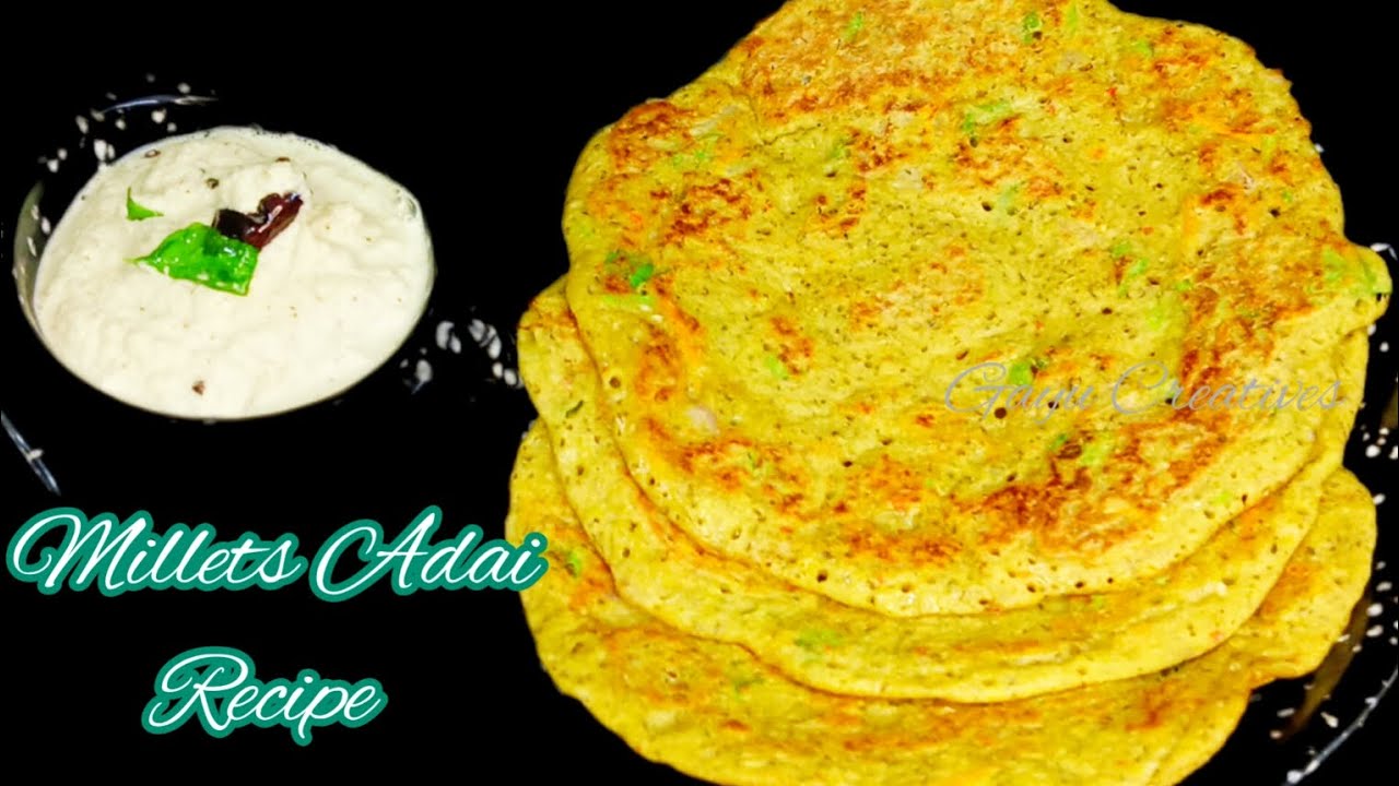 Healthy Food | Millets Adai Dosai Recipe | Healthy Recipe for Diet ...