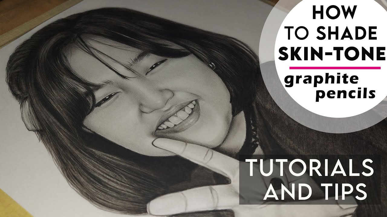 Shading Skin-tones with Graphite Tutorials | Jcel D Artist - YouTube