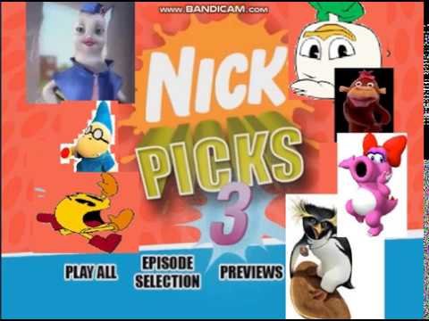 Nick Picks Vol 3 2006 DVD Menu - YouTube