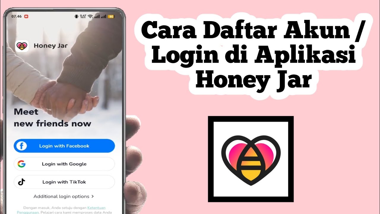 Cara Login di Aplikasi Honey Jar | Cara Daftar Akun di Aplikasi Honey ...