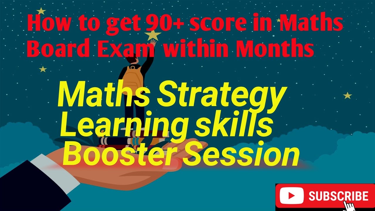 How to 90+ Score in Maths Board Exam within Months Strategy 🔥 ...