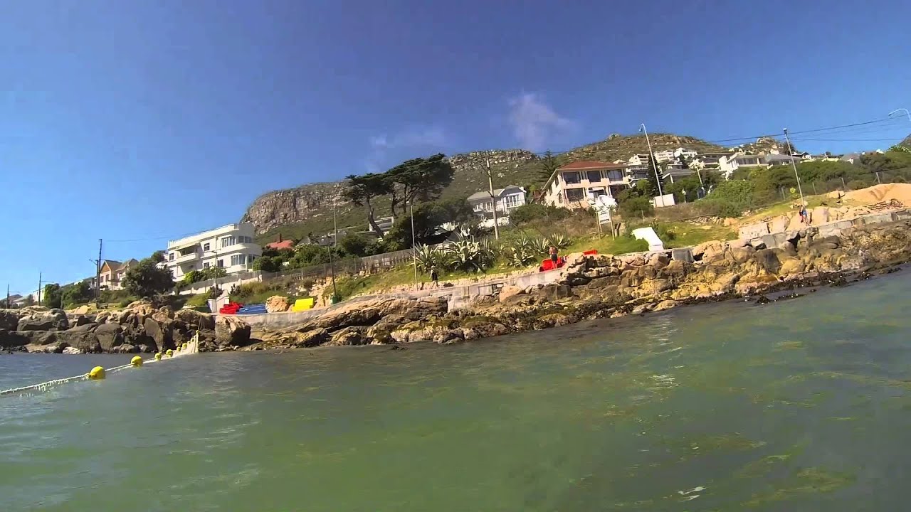 Fabulous Fish Hoek - Shark Net swim January 2014 - YouTube