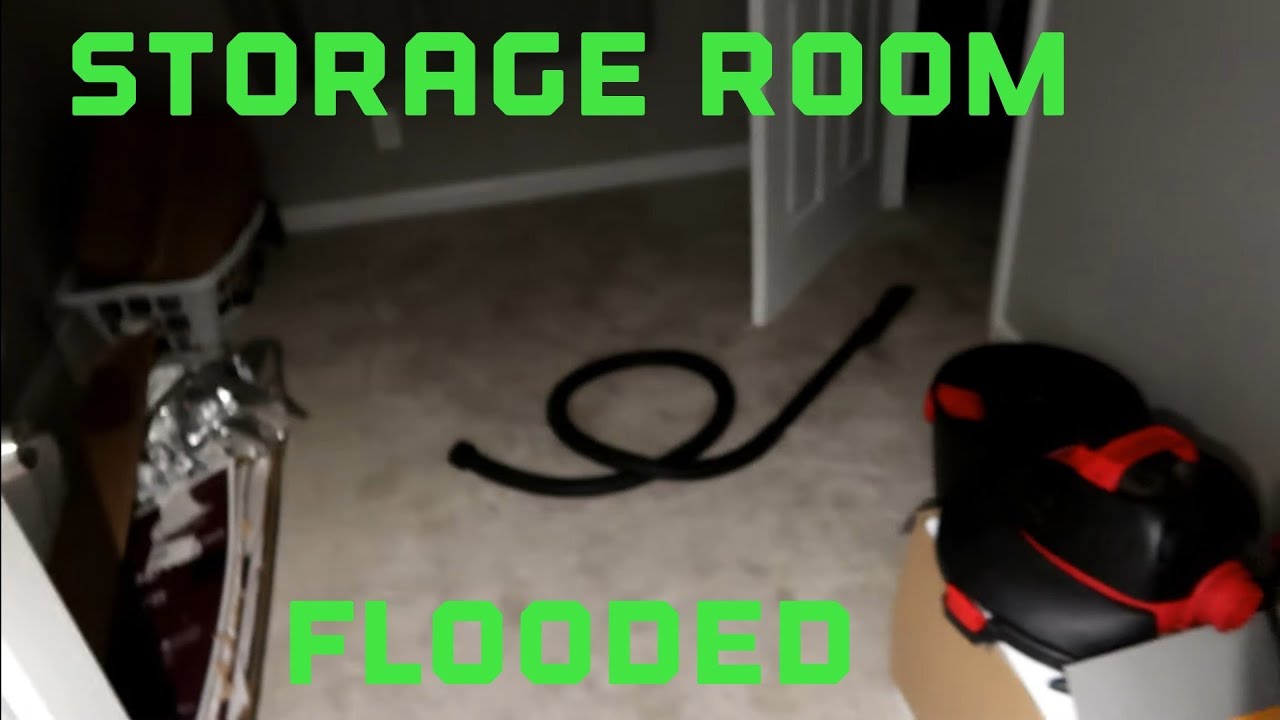 My Storage Room got Flooded - YouTube