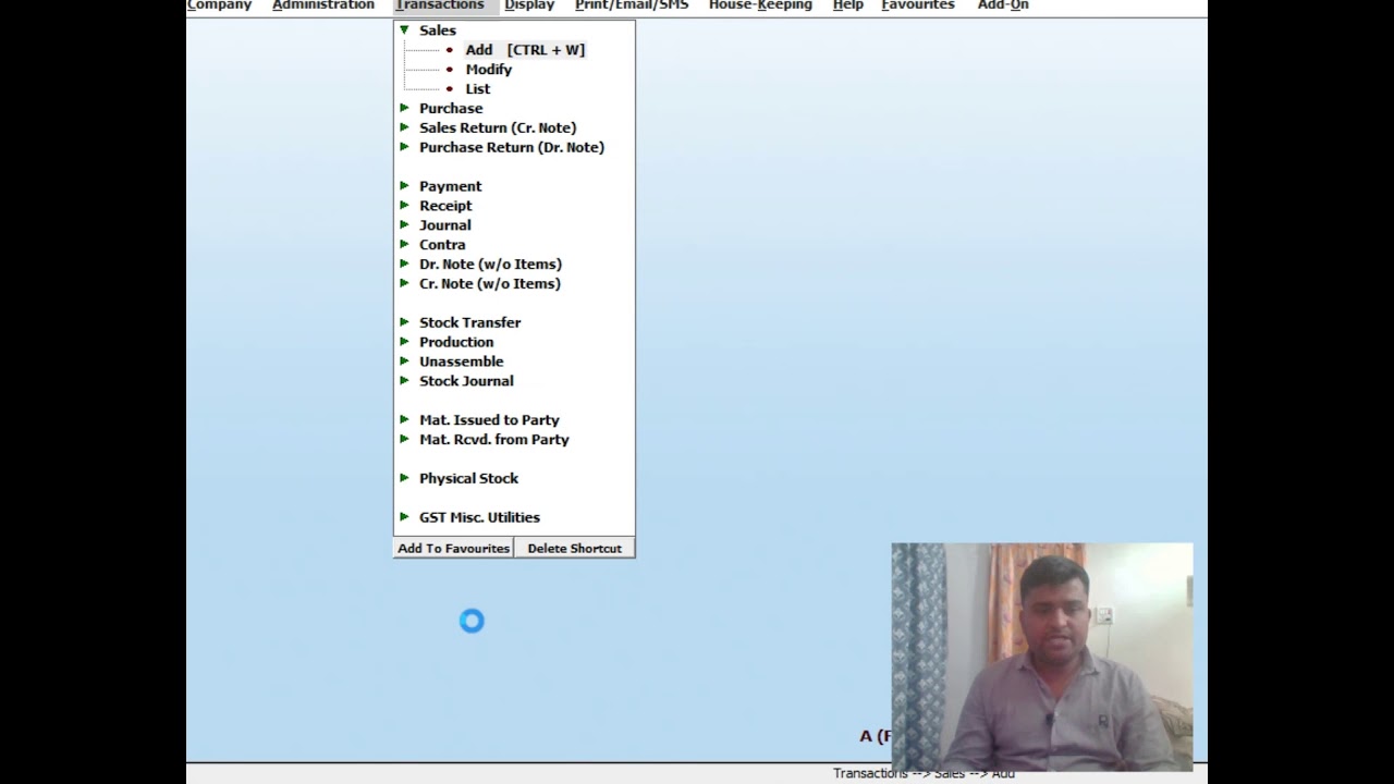 How To Use Tag Bill Sundry In Busy Accounting Software - YouTube