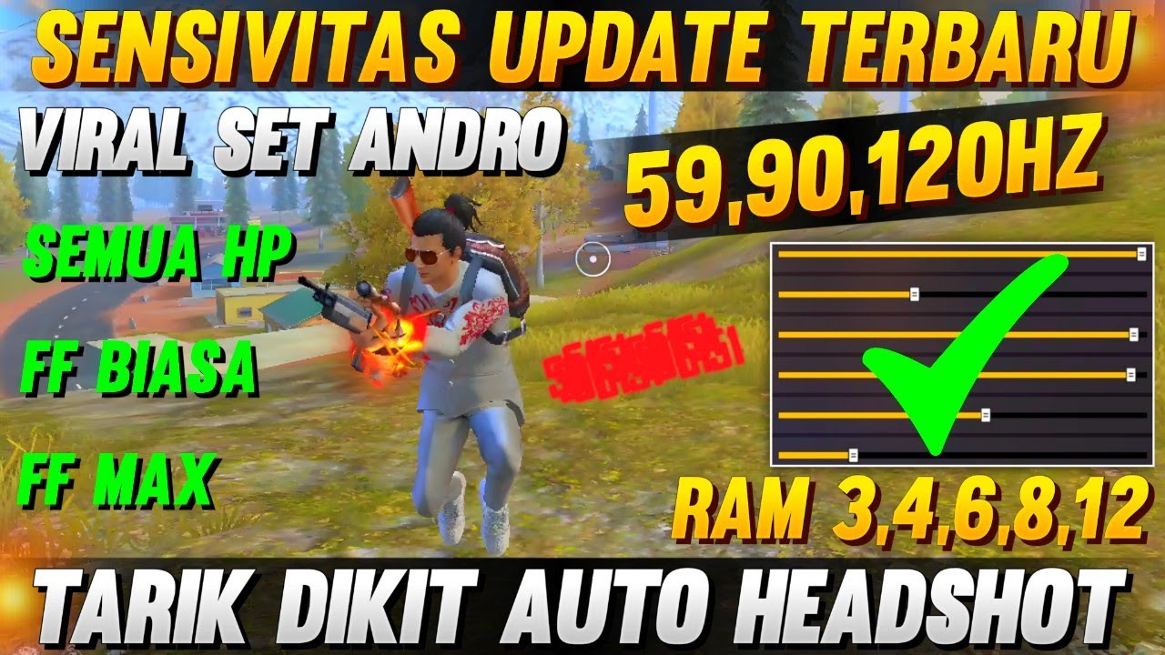 GACOR PARAH 👽 SET ANDRO + SENSITIVITAS FF AUTO HEADSHOT 2024 || ff sensitivity settings - YouTube