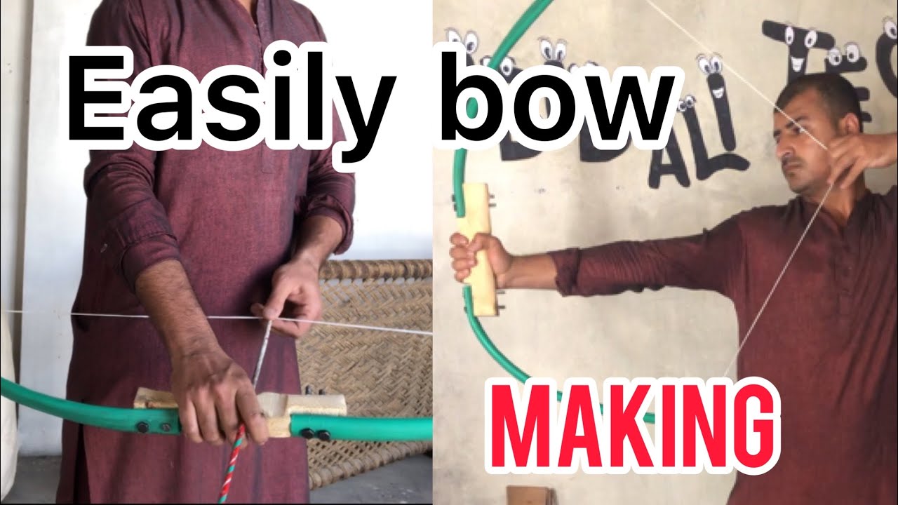Home made bow || how to make a bow #homemade #bow #archery - YouTube