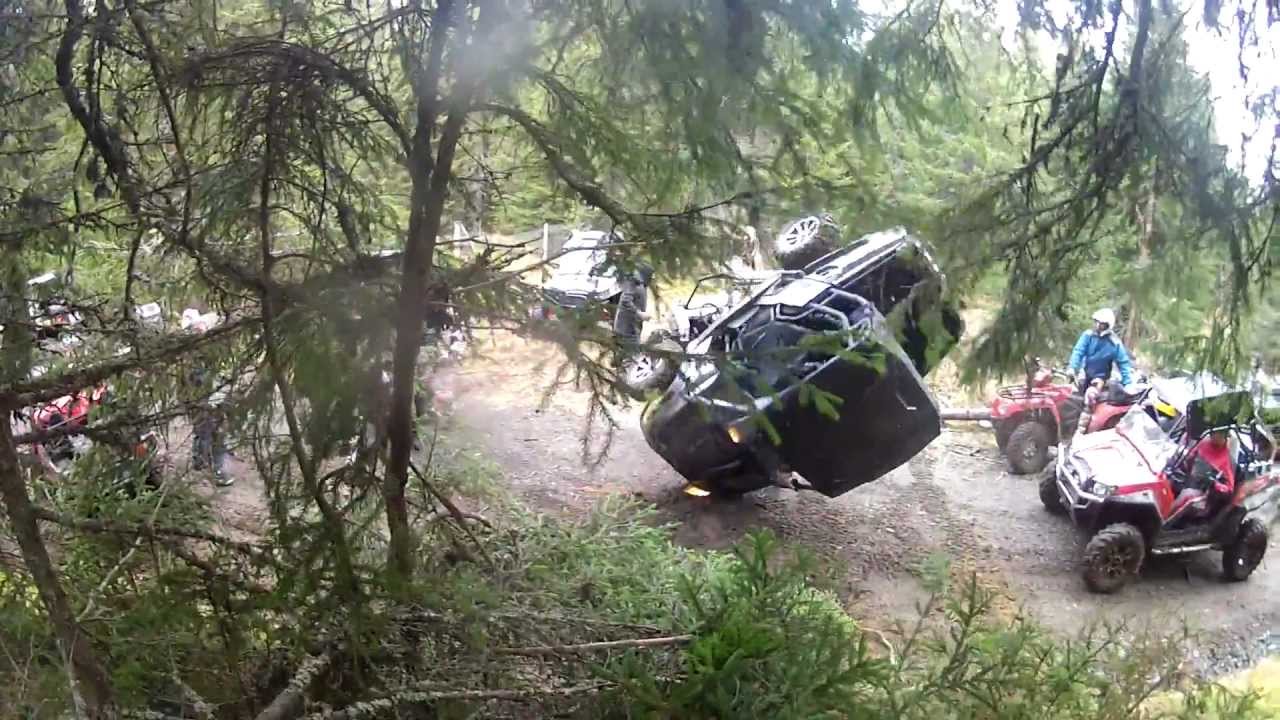 CAN-AM COMMANDER EXTREME HILLCLIMB BACK FLIP ROLLOVER KOPAONIK.GO-PRO 2 ...