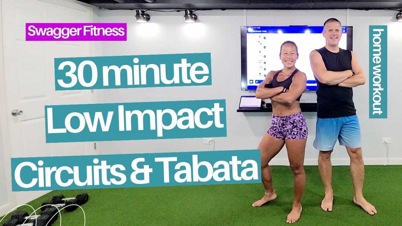 30 MIN Low Impact Circuits and Tabata with Weights - YouTube
