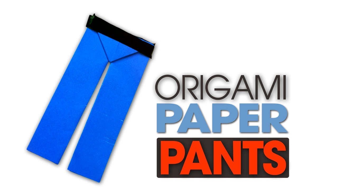 How To Make A Paper Pants Kids projects | Popular Craft | Origami Paper ...