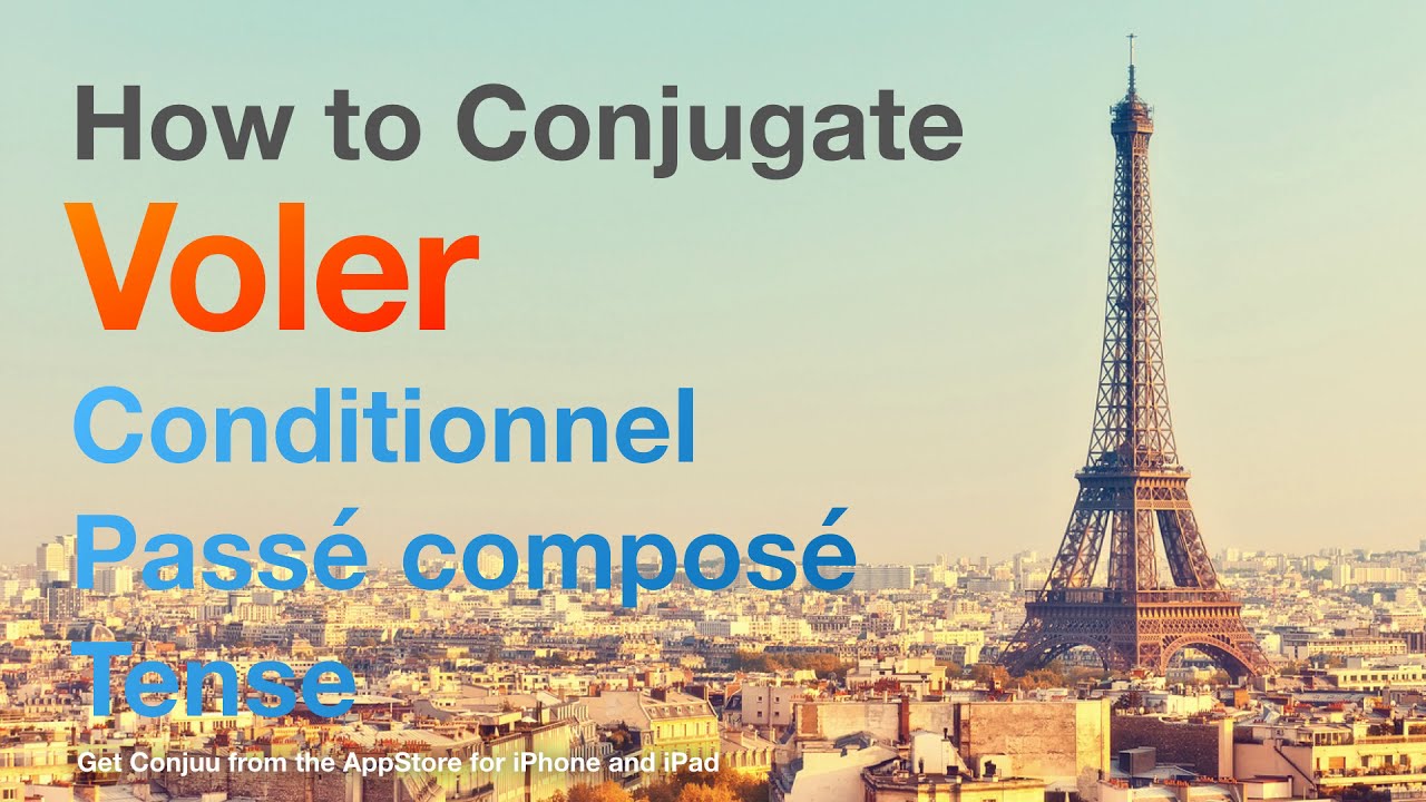 How to conjugate Voler (to steal, fly) in Conditionnel Passé composé ...