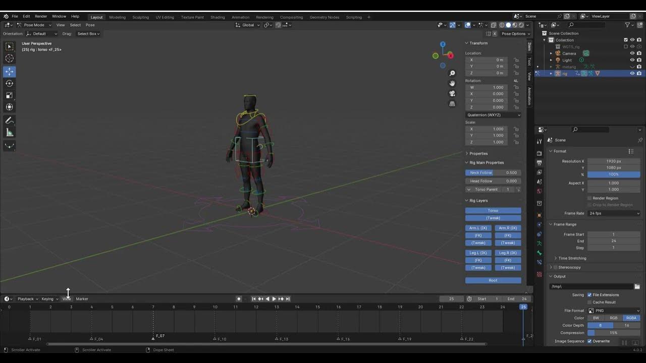 Blender Walk Cycle Basic Part-1 - YouTube