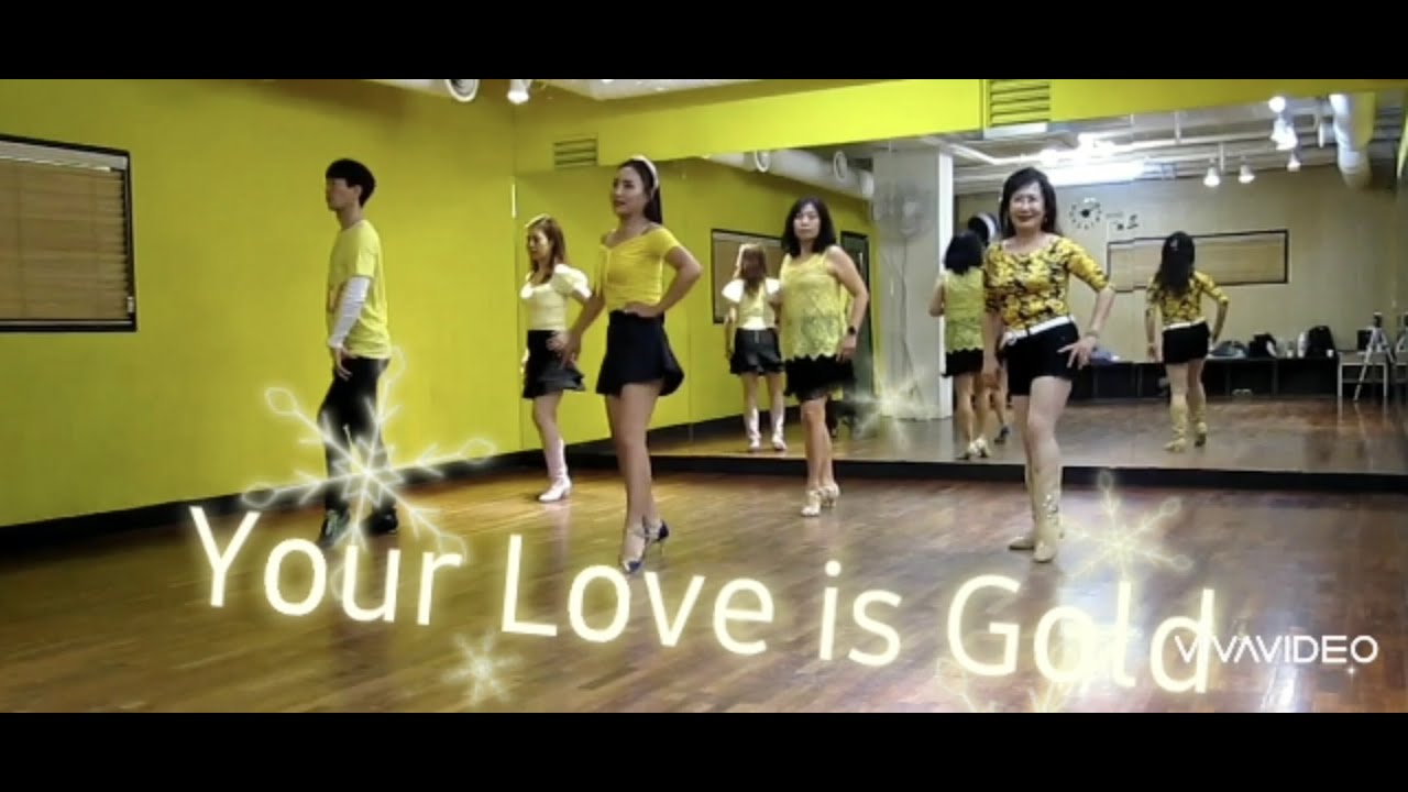 Your Love is Gold - Line Dance (by Eun Mi Lim) - YouTube