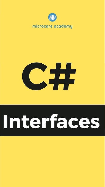c# interface tutorial #shorts #coding #csharp - YouTube