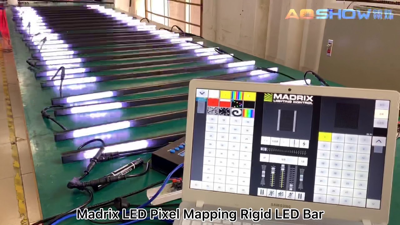 Aoshowled@ Madrix LED Pixel Mapping SPI Pixel RGB Rigid LED Bar, DVI ...