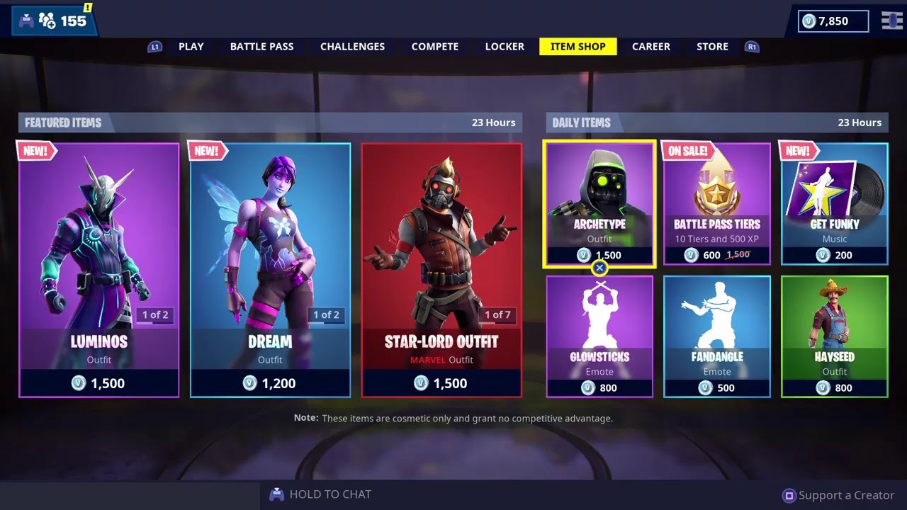 Shopping spree 7800 vbucks birthday - YouTube
