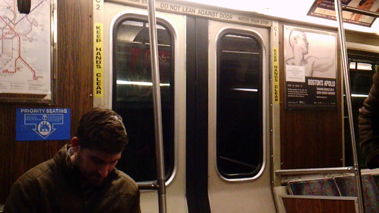 MBTA orange line train ride from Chinatown to Downtown Crossing - YouTube