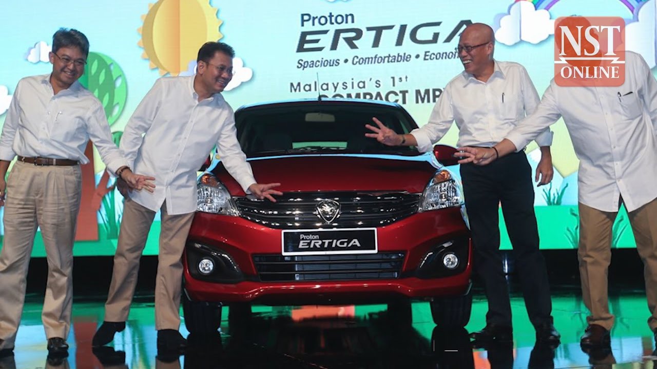 New Proton Ertiga MPV launched, priced from RM58,800 - YouTube