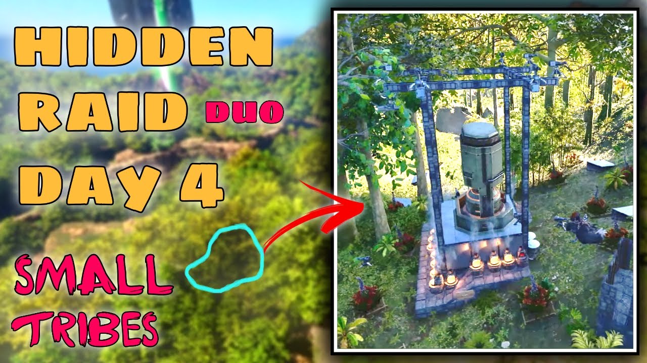 Ark Ascended Small Tribes Day 3 [ Hidden Raid ] Juicy - YouTube