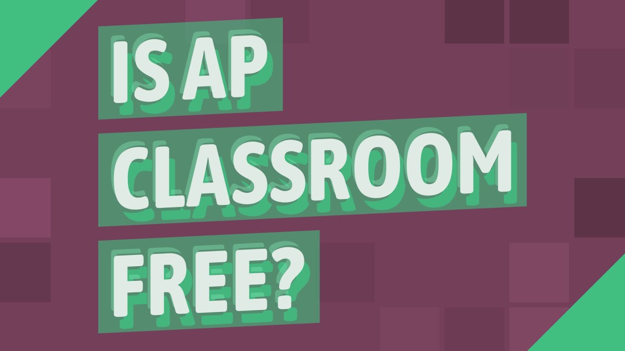 Is AP classroom free? - YouTube