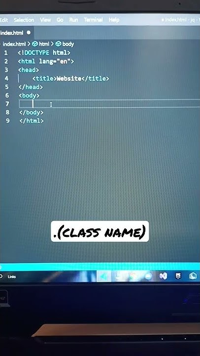 SHORTCUT FOR CREATING DIV CLASS IN VS CODE | - YouTube